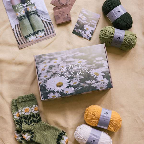 Nordic Sock Box: my Holtasóley socks – Icelandic Knitter – Hélène Magnússon